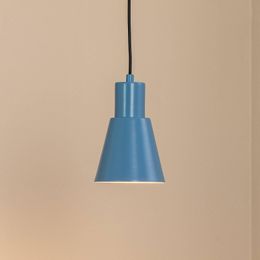Opviq Hängeleuchte Konikkem, hellblau, Metall, Ø 14 cm, E27