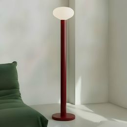 Aldex Stehleuchte Flo, rot, Höhe 138 cm, 1-flammig, Glas