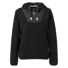 Black Forest Sherpa-Fleecehoodie schwarz Damen XS