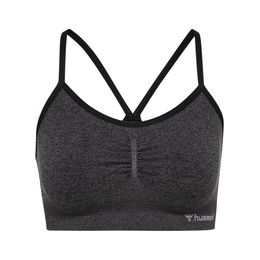 Hummel CI Seamless Scrunch Sport-BH Damen Schwarz F2508, Größe M, Damen, Bekleidung - 11teamsports