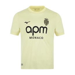 Mizuno AS Monaco Trikot 3rd 2025/2026 Gelb F48, Größe L, Herren, Fan Artikel - 11teamsports