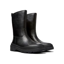 Camper Leder-Boots in Schwarz - 56% | Größe 39 | Damen-stiefel
