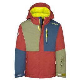 Trollkids Ski-/ Snowboardjacke "Hallingdal" in Braunrot/ Blau - 12% | Größe 110 | Kinder-outdoor-jacken