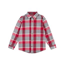 Levi's Kids Hemd in Rot/ Grau/ Weiß - 51% | Größe 152 | Kinder-blusen-hemden