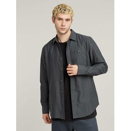 G-Star Raw G-Star Hemd in Anthrazit - 57% | Größe L | Herren-plussize