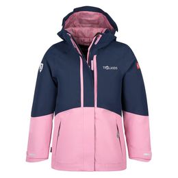 Trollkids 3in1-Funktionsjacke "Skanden" in Rosa/ Dunkelblau - 54% | Größe 176 | Kinderjacken
