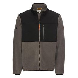 Camel Active Fleecejacke in Anthrazit - 53% | Größe XL | Herren-pullover-sport