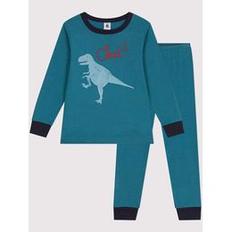 Petit Bateau Pyjama in Türkis - 67% | Größe 92 | Baby-waesche