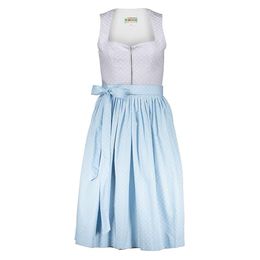 BERWIN & WOLFF Berwin & Wolff Dirndl in Hellgrau/ Hellblau - 62% | Größe 40 | Damen-dirndl