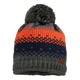 MaxiMo Woll-Mütze in Orange/ Dunkelblau/ Grau - 42% | Größe 49 cm | Baby-muetzen