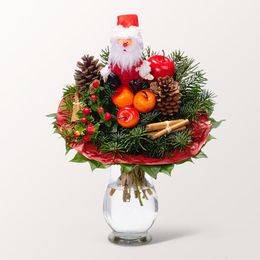 Blumenstrau&szlig; Weihnachtsmann