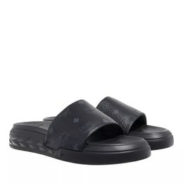 MCM Slipper & Pantoletten - U MCM Col Vi New Slide Bk - Gr. 36 (EU) - in Schwarz - f&uuml;r Damen