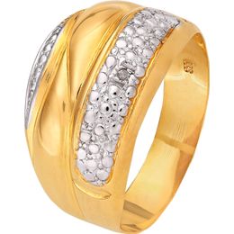 CR&Eacute;ATION L Damen Ring Gelbgold 375 Gr&ouml;&szlig;e 17