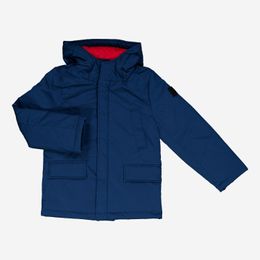 Refrigue Dunkelblaue Jacke mit Kapuze