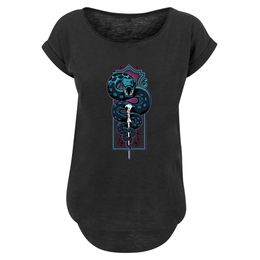 F4NT4STIC T-Shirt 'Harry Potter Neon Nagini' Damen Größe M blau / lila / schwarz / weiß
