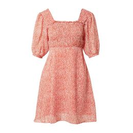 Traffic People Kleid 'Tala' Damen Gr&ouml;&szlig;e 36 rostrot / wei&szlig; Winterkleid
