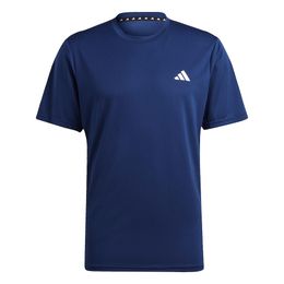 adidas Performance Funktionsshirt 'Train Essentials' Herren Größe XXL dunkelblau / weiß