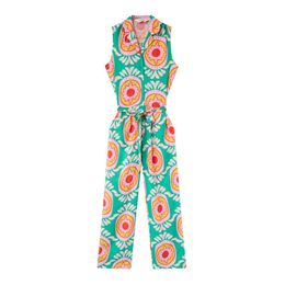 Companiafantastica Compania Fantastica Jumpsuit 'Mono' Damen Gr&ouml;&szlig;e S curry / smaragd / hellpink / rot