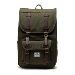 HERSCHEL Rucksack 'Little America ' Herren Größe One Size dunkelbraun / oliv