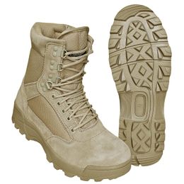 Brandit SWAT Tactical Boots Zipper camel, Größe 45