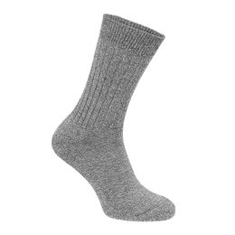 Sportsocken mit Pl&uuml;schsohle grau, Gr&ouml;&szlig;e 45-47