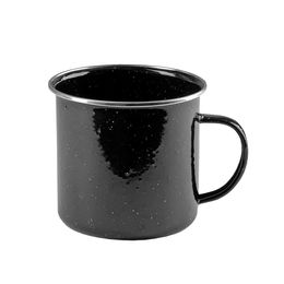 Mil-Tec Western Trinkbecher Emaille schwarz 350 ml