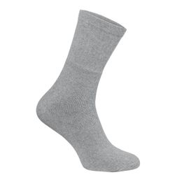 Tennissocken Baumwolle grau, Größe 43-46