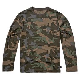 Brandit Premium Longsleeve Shirt darkcamo, Gr&ouml;&szlig;e M