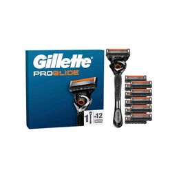 Gillette Nassrasierer "ProGlide" + 12 Rasierklingen | Gr.: onesize
