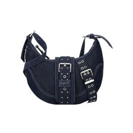 Desigual Bindella Calgary Schultertasche 32 cm mit Dehnfalte in blau | Gr.: onesize