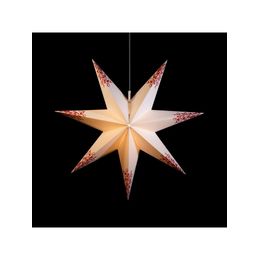 Sterntaler Dekostern | Weihnachtsstern | 7-Zacker | Faltstern | Wei&szlig; | 60cm | Au&szlig; | Gr.: onesize