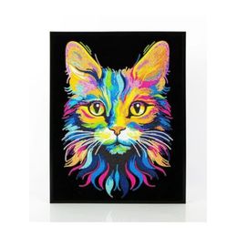 Carletto Nonbook - DIAMOND DOTZ - Diamond Painting Neon Katze | Gr.: onesize