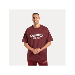 Smilodox T-Shirt Kayson in Bordeaux | Gr.: S
