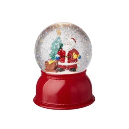 Butlers LED Schneekugel X-MAS Santa in Rot | Gr.: onesize
