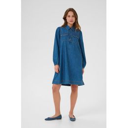 Culture Kleid CUbayla A-shape in Dark Blue Wash | Gr.: M
