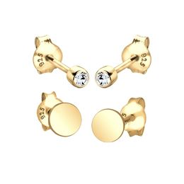 Elli Ohrringe Damen Größe One Size gold / transparent