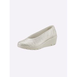 Suave Slipper in champagner-bedruckt | Gr.: 42