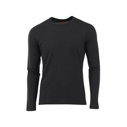 Icebreaker Longsleeve 200 Oasis Crewe in Schwarz | Gr.: XXL