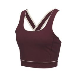 Copenhagen Studios Crop-Top in Weinrot | Gr.: XS