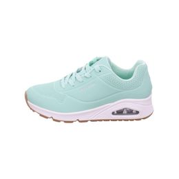 Skechers Damenschnürrschuhe halb modisch Durabuck Lace Up Fashion Sneak in Grün | Gr.: 37
