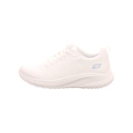 Skechers Damenschnürrschuhe halb modisch BOBS SQUAD CHAOS - FACE OFF in Weiß | Gr.: 39