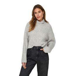 Only Pullover ONLMELANIE L/S ROLLNECK in Grau | Gr.: XS