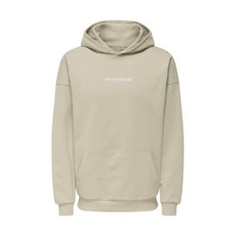 Only & Sons Only&Sons Hoodie 'ONSLES CLASSIQUES' in beige | Gr.: S
