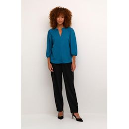 Kaffe Langarm-Bluse KAkatrine Regular fit in Legion Blue | Gr.: 34