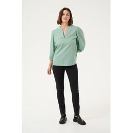 Kaffe Langarm-Bluse KAjollia Regular fit in Granite Green | Gr.: 44