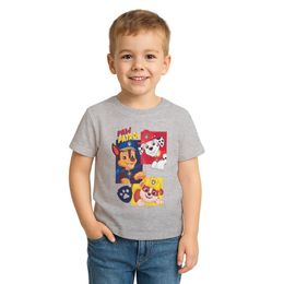 PAW PATROL T-Shirt - Super Heroes in grau | Gr.: 98/104