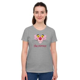 Pink Panther T-Shirt Rundhalsausschnitt in grau | Gr.: S