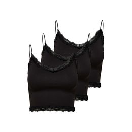 Only T-Shirt 3er Pack in Schwarz | Gr.: M/L