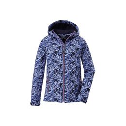 Killtec Softshelljacke Mädchen Softshelljacke Print in Blau3044 | Gr.: 164