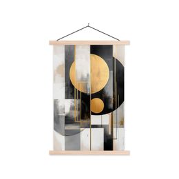 MuchoWow Lehrtafel / Wandbehang Gold | Gr.: 60 x 40 cm